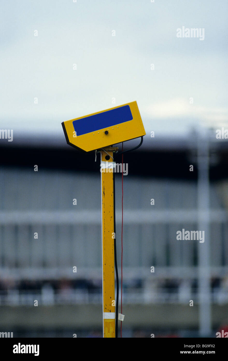 Athletics track camera Stock Photo - Alamy
