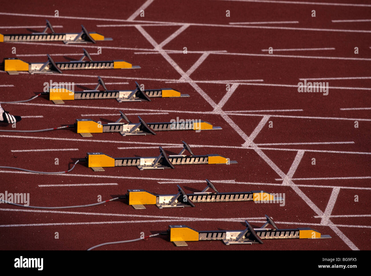 Running blocks and close up hi-res stock photography and images - Alamy