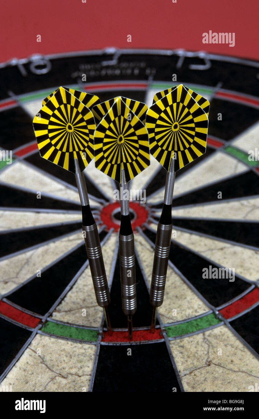 Three darts hi-res stock photography and images - Alamy