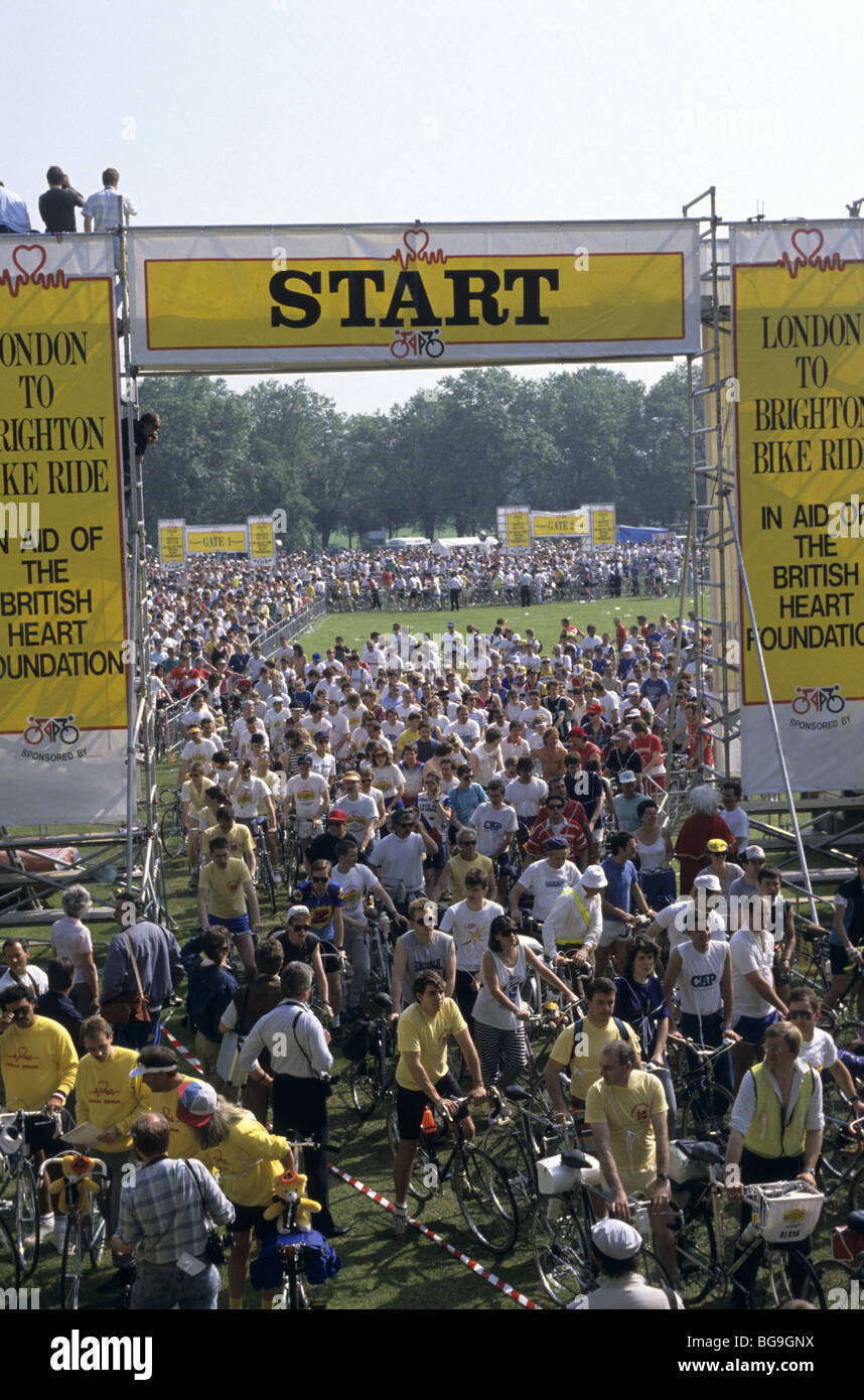 London to Brighton bike ride Stock Photo - Alamy