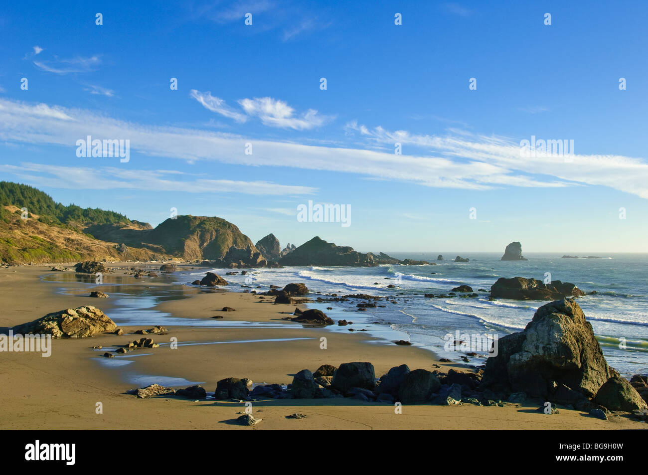 Lone Ranch Beach; Samuel H. Boardman State Scenic Corridor, southern ...