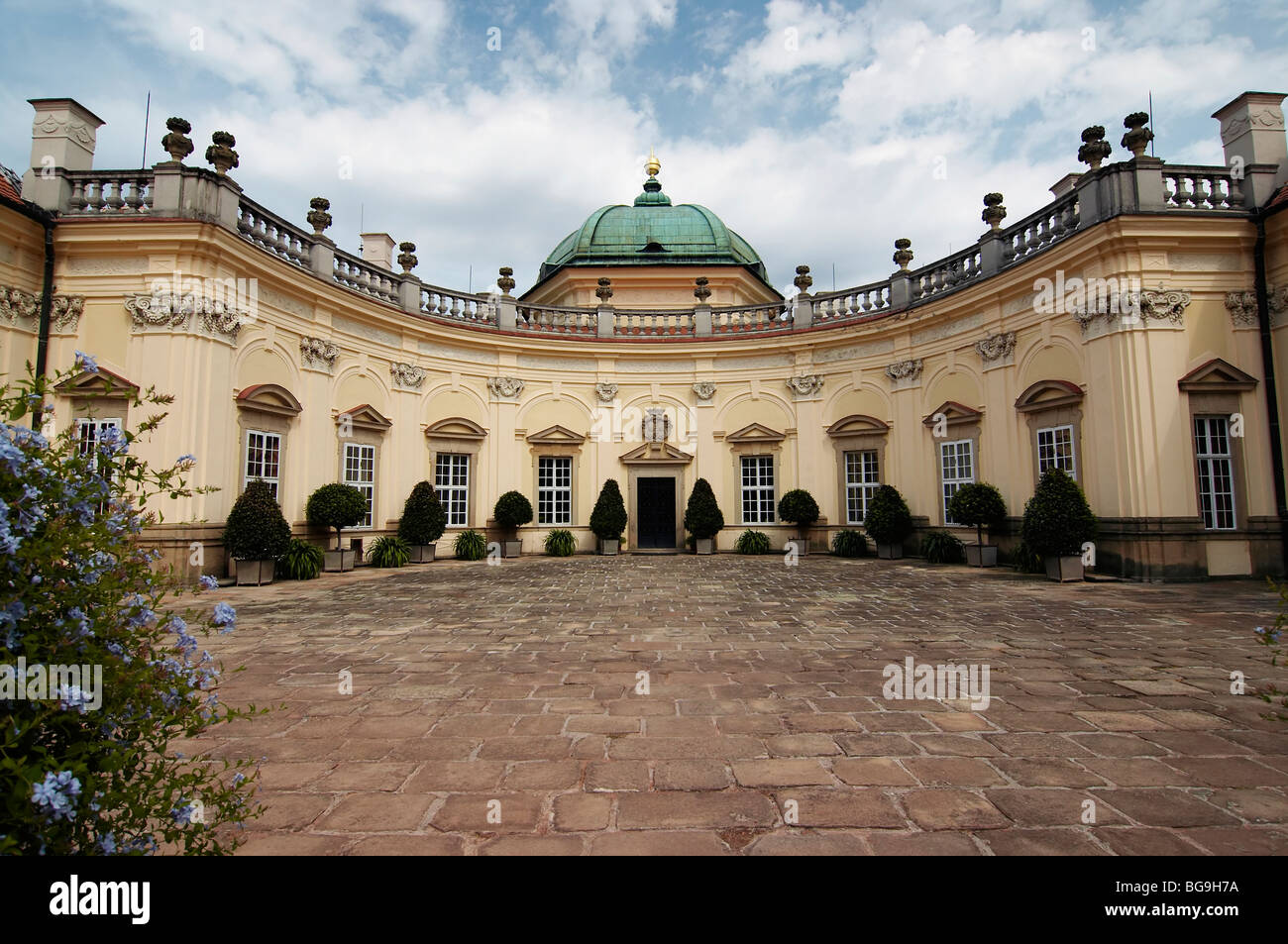 Buchlovice castle - baroque castle Stock Photo - Alamy