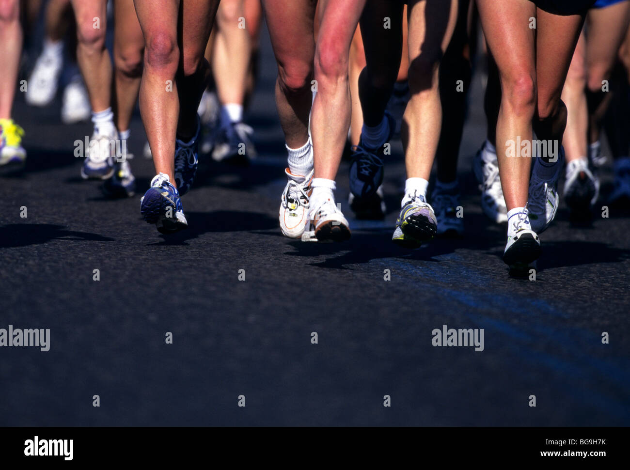 Group of runners during a race Stock Photo - Alamy