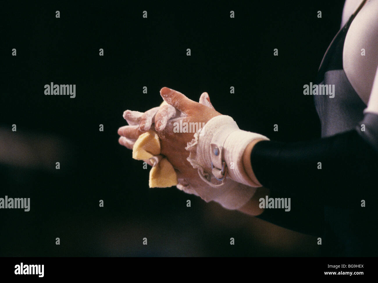 Gymnast grips hi-res stock photography and images - Alamy