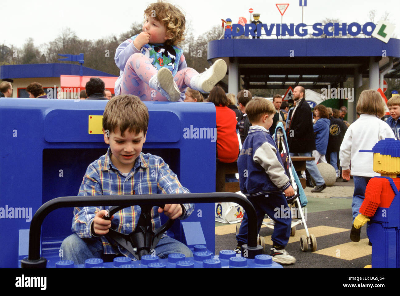Children at play at Legoland, England Stock Photo - Alamy