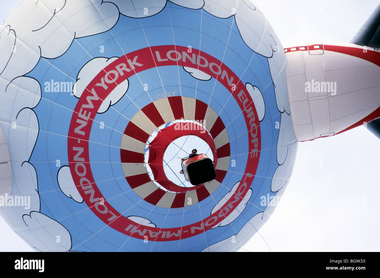 Balloon overhead hi-res stock photography and images - Alamy