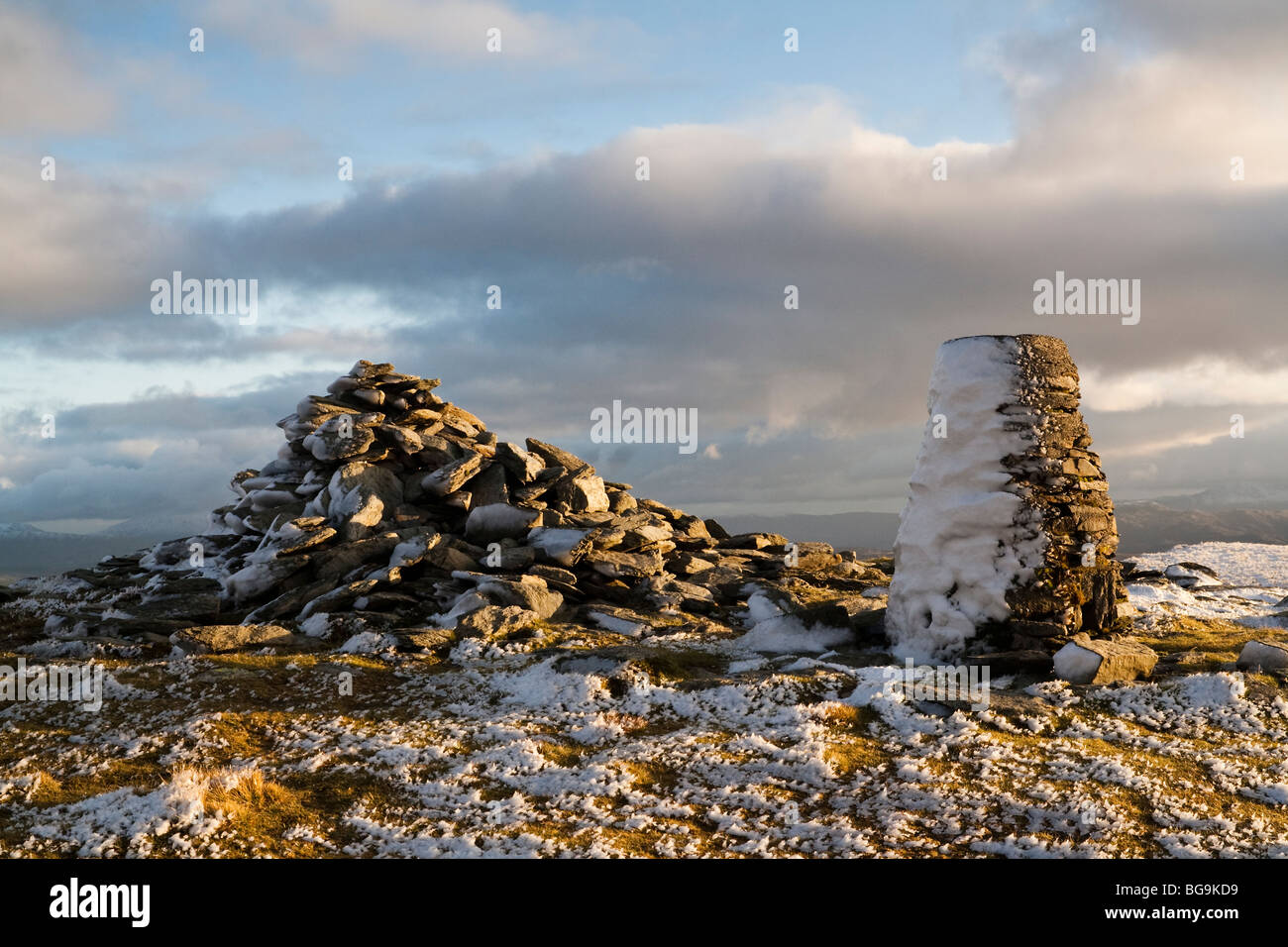 Trig point wales hi-res stock photography and images - Alamy