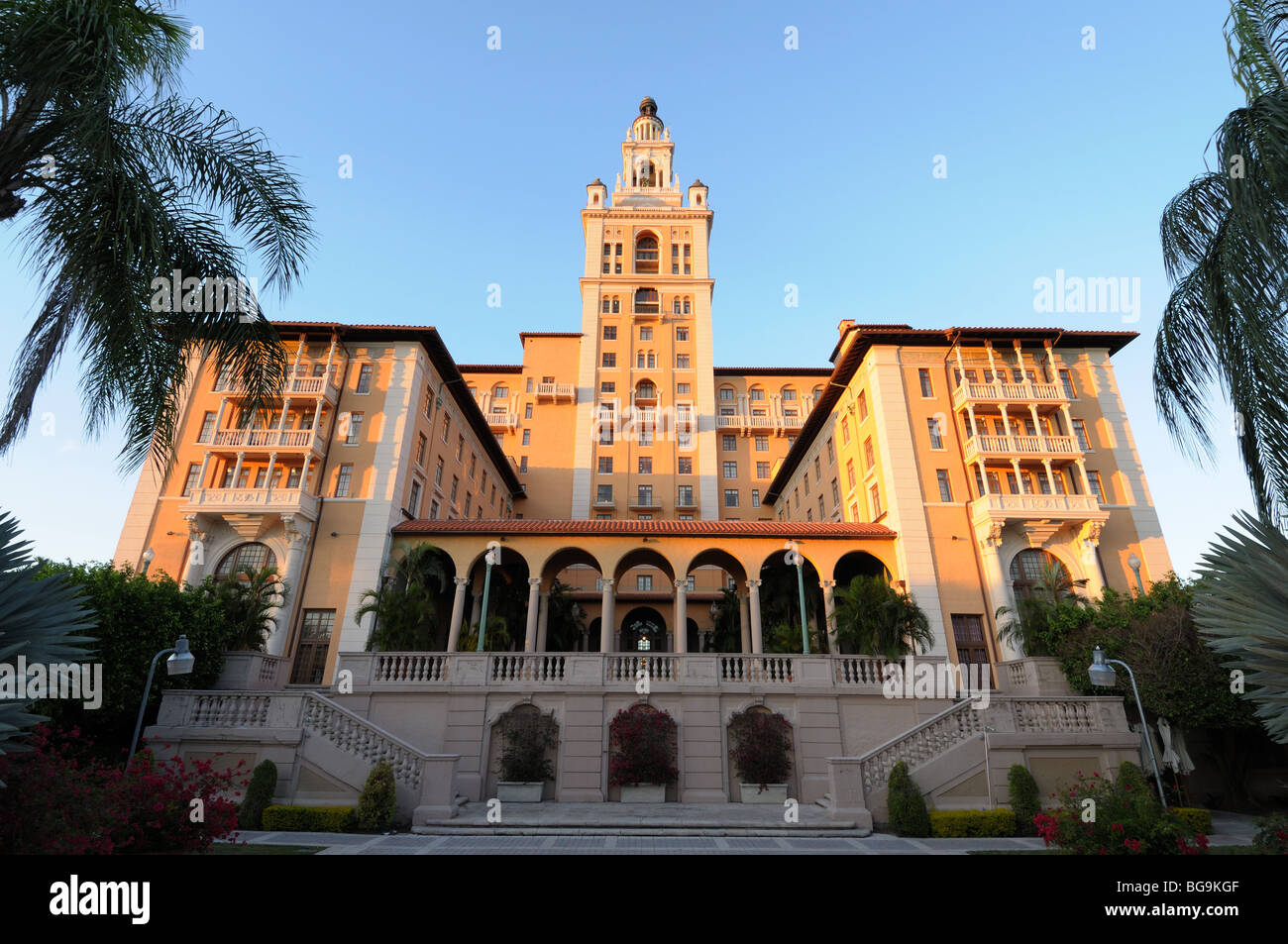 The historic Biltmore Hotel in Coral Gables, Miami Florida Stock Photo ...