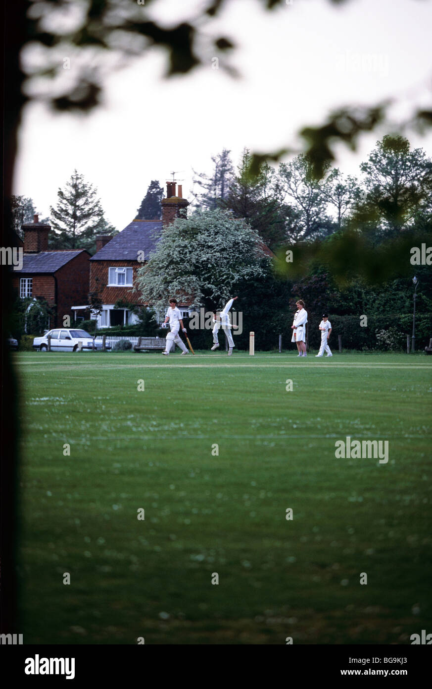 Cricket pitch houses hi-res stock photography and images - Alamy