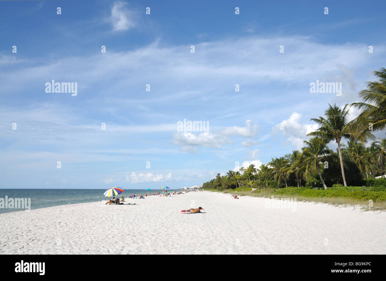 Beach in Naples, Florida Stock Photo - Alamy
