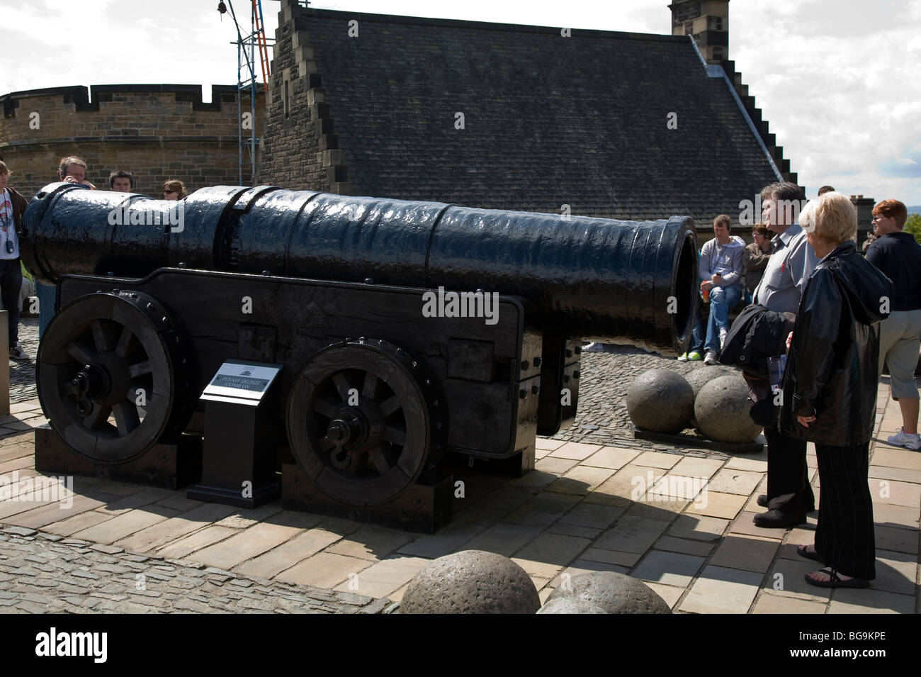 Mons Meg Cannon, Edinburgh Castle, Scotland Stock Photo - Alamy