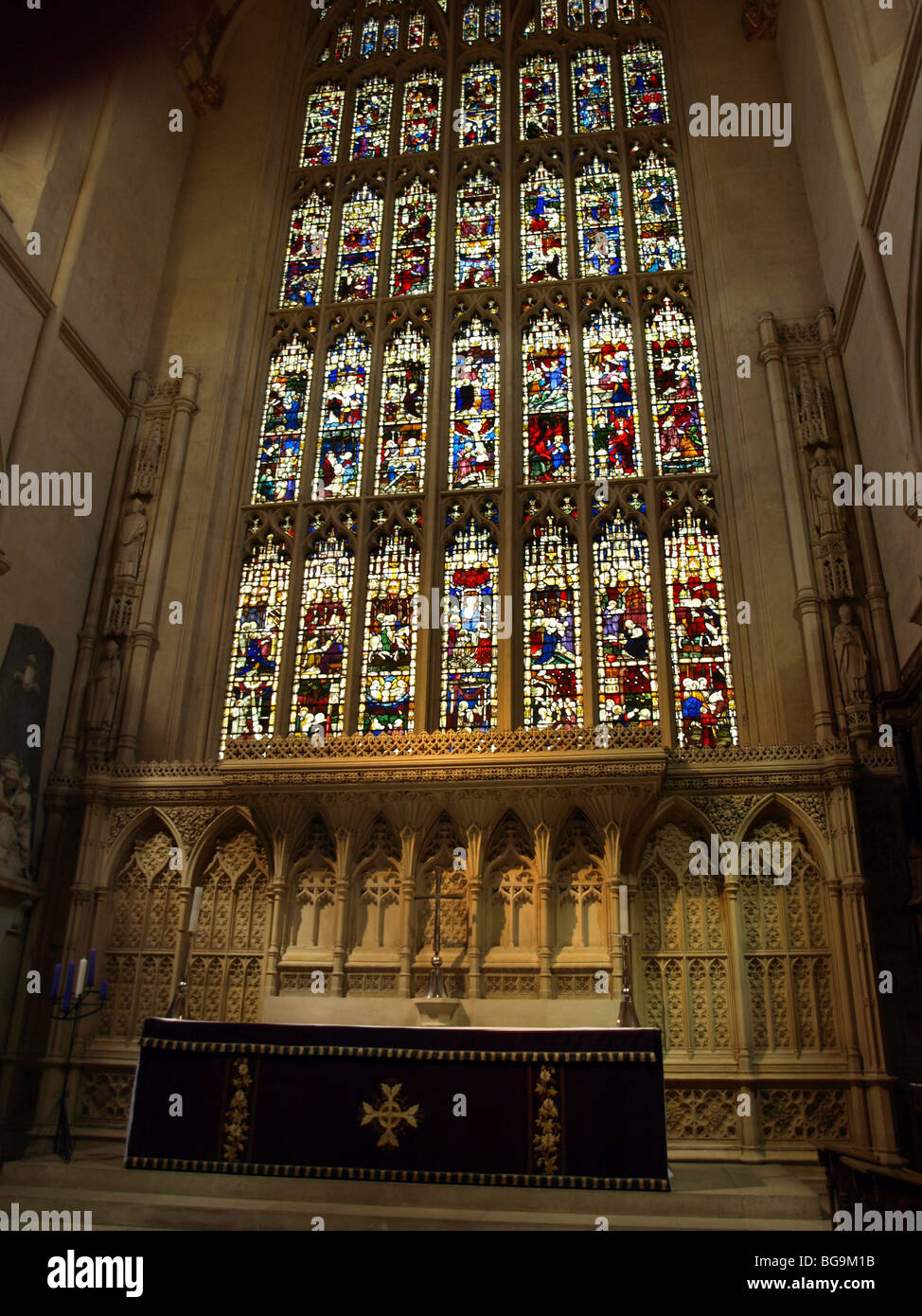 The high alter and the great east widow depicting 56 scenes of the life ...