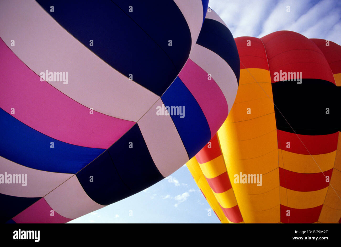 Hot air balloons in flight Stock Photo - Alamy