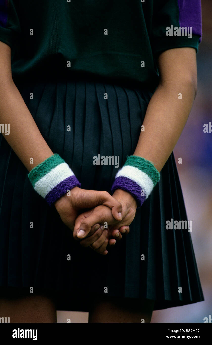 Wimbledon ball girl Stock Photo - Alamy