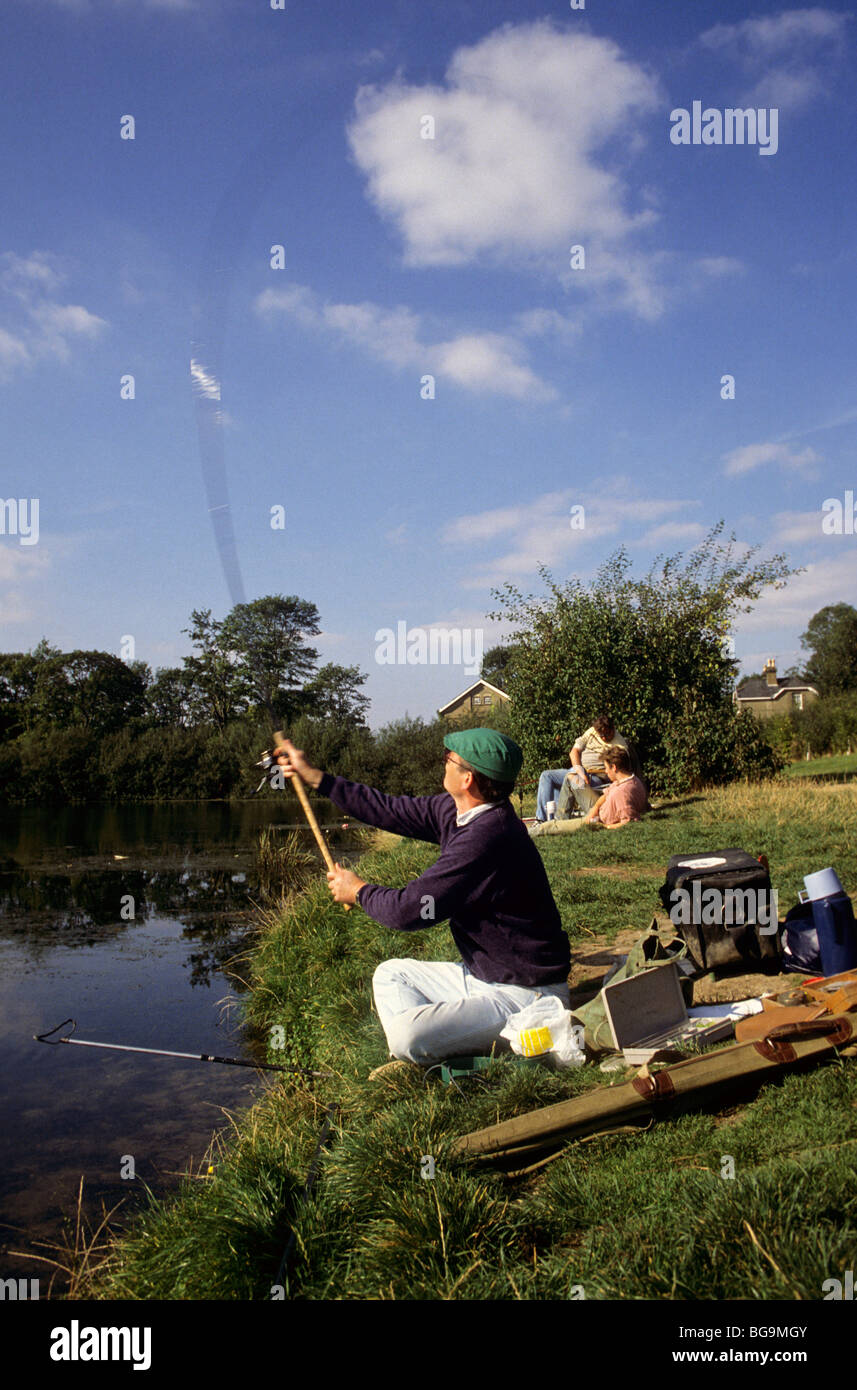 Man seated river bank hi-res stock photography and images - Alamy