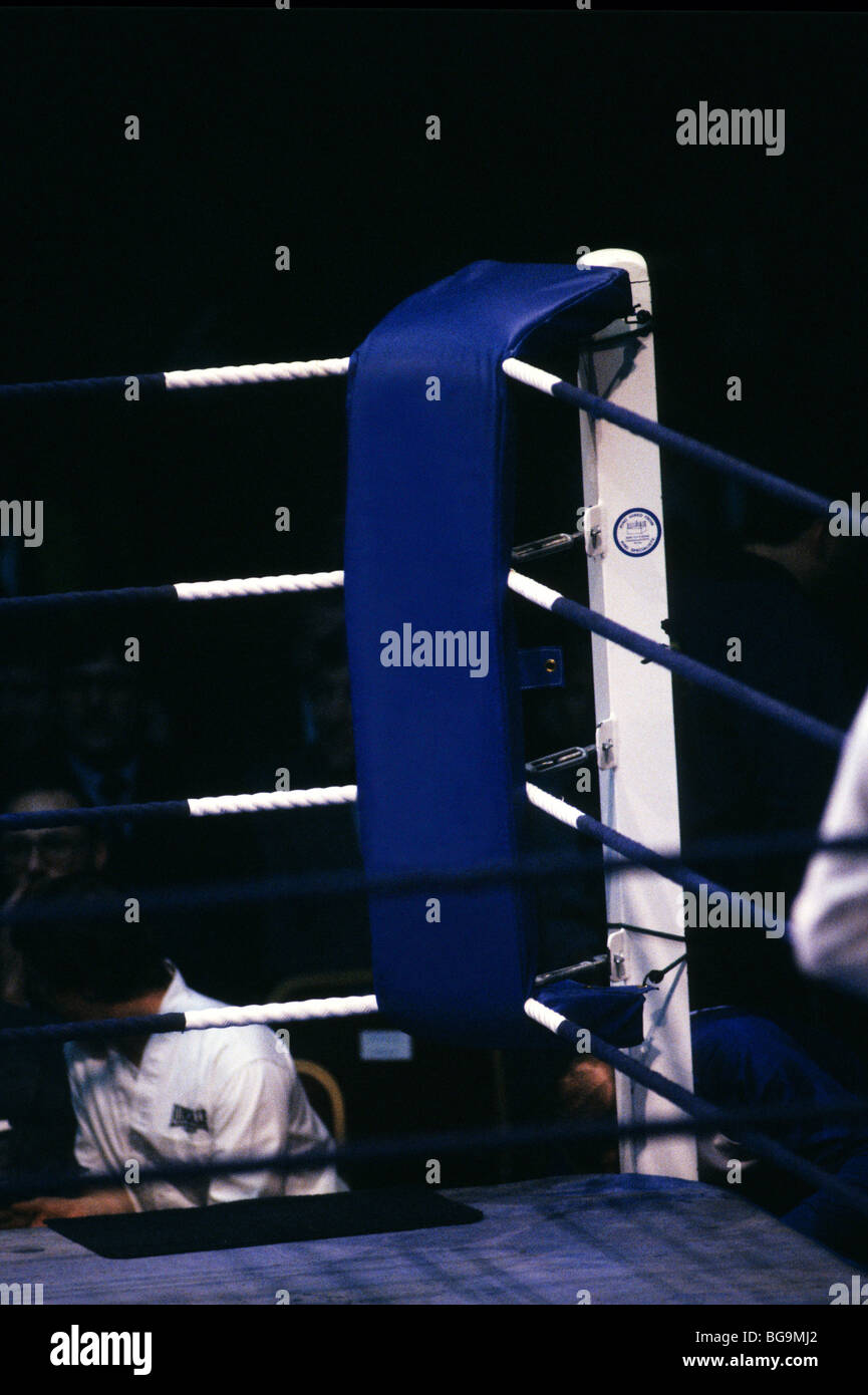 Corner of a boxing ring Stock Photo - Alamy
