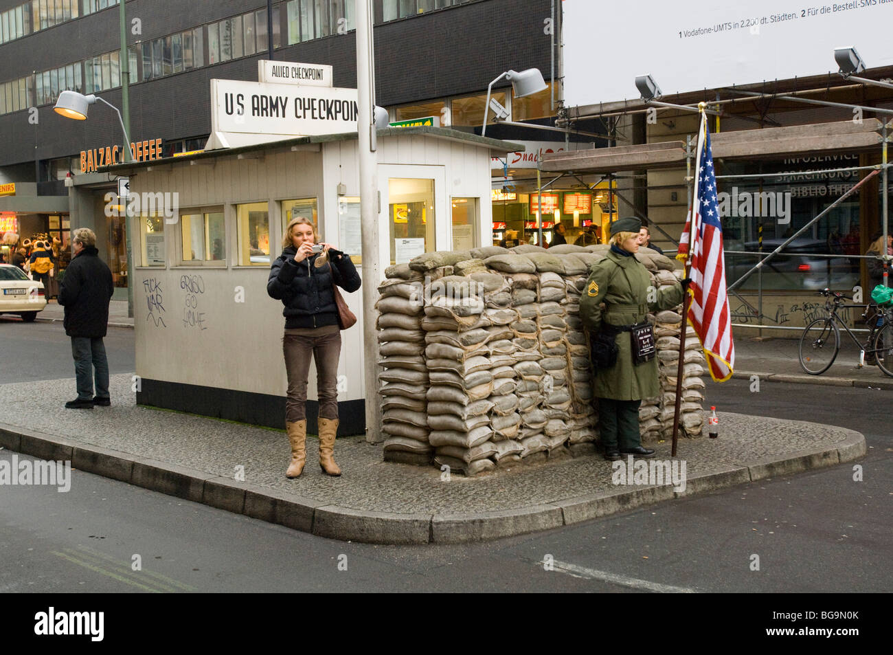 Checkpoint Charlie, Berlin Germany Stock Photo - Alamy