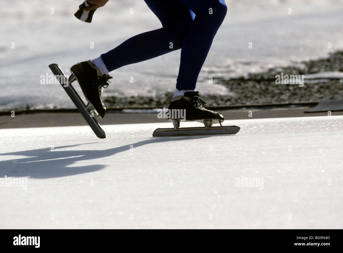 Outdoor speed skater Stock Photo - Alamy