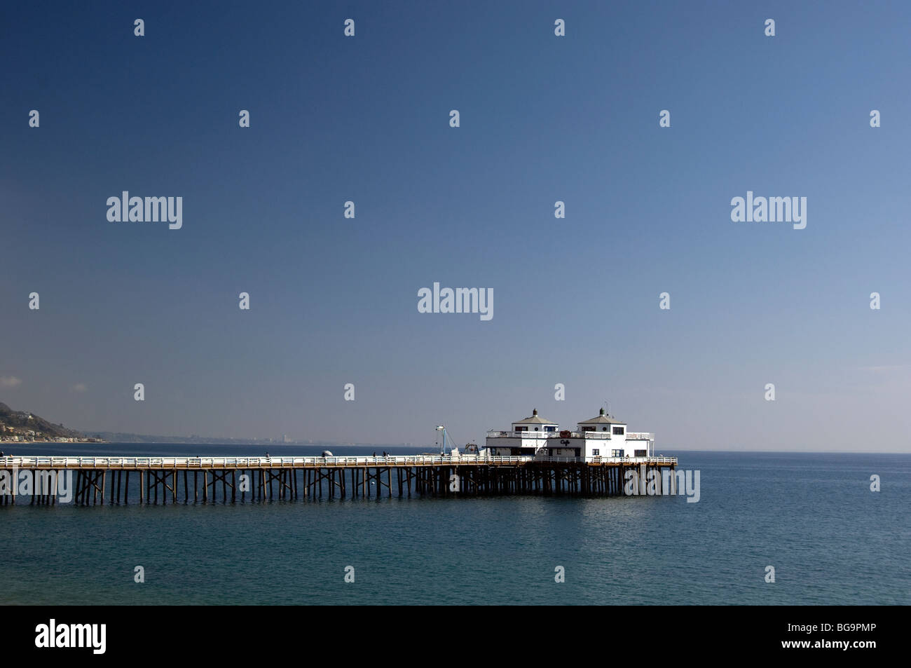 The Malibu Pier Stock Photo - Alamy