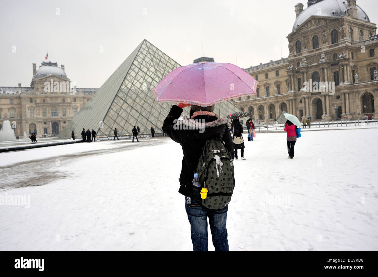 General View With The Louvre High Resolution Stock Photography and ...
