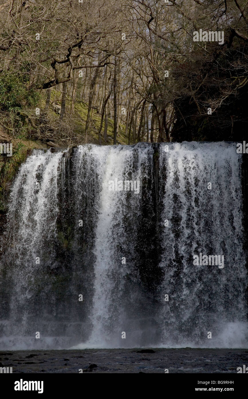 YSTRADFELLTE WATERFALLS, BRECON: Clun Gwyn Clun Gwyn one of the Four ...