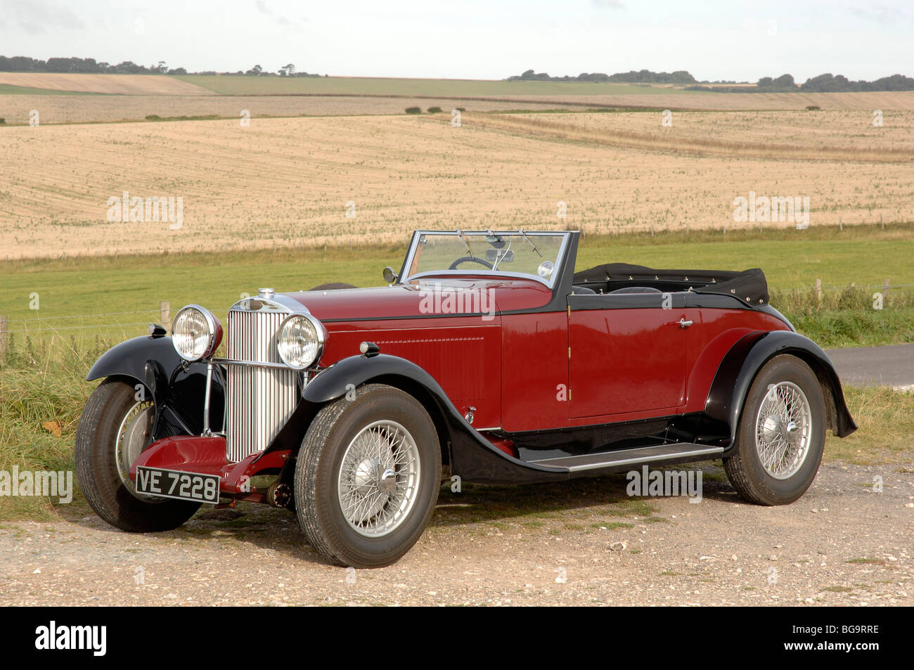 Sunbeam 23.8hp Tourer 1932 Stock Photo - Alamy