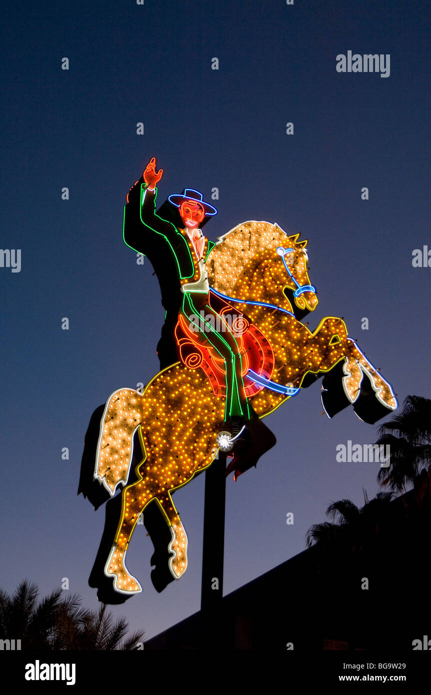 Historic neon signs on display in Downtown Las Vegas Stock Photo - Alamy