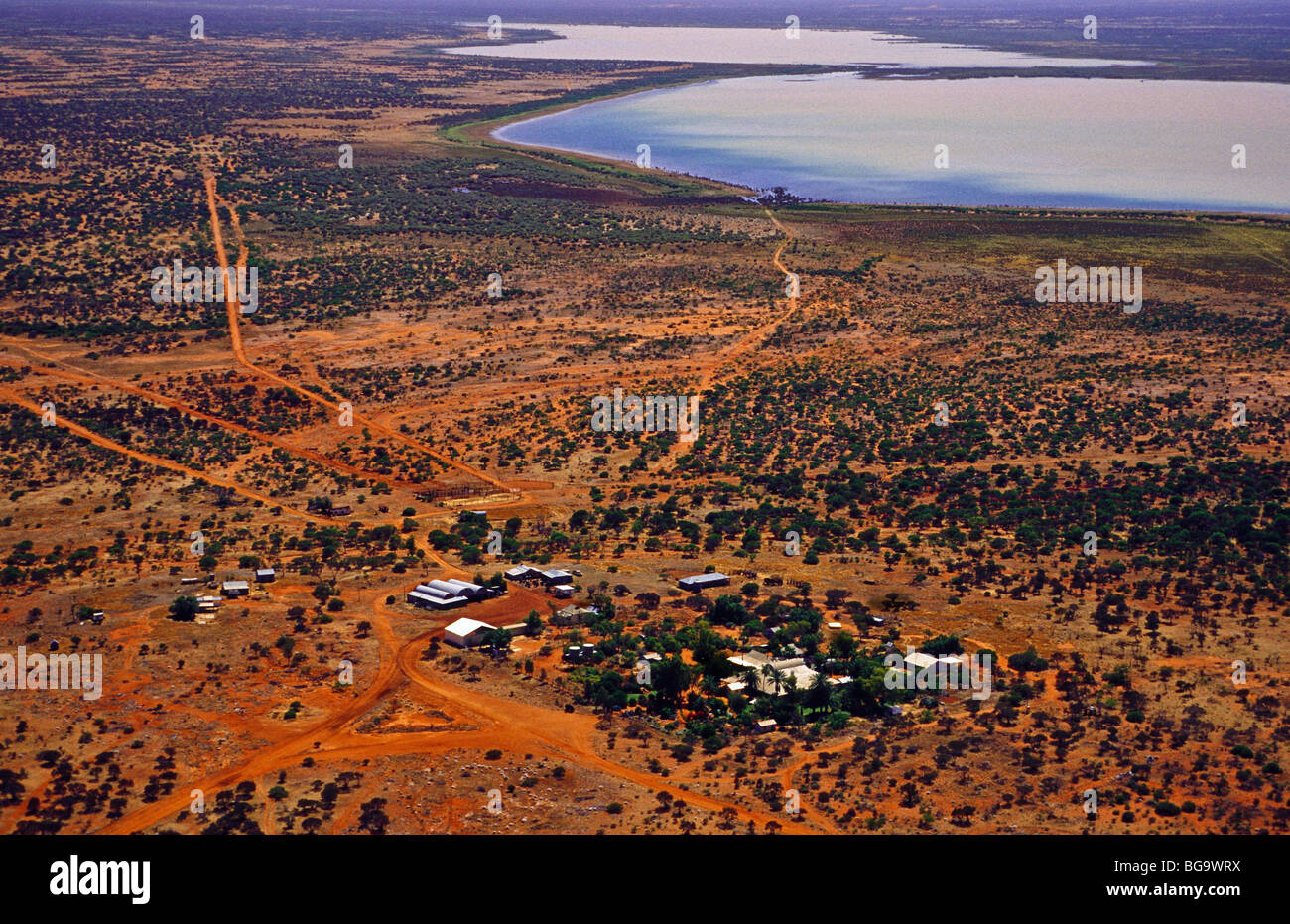 Remote sheep property outback Australia Stock Photo - Alamy