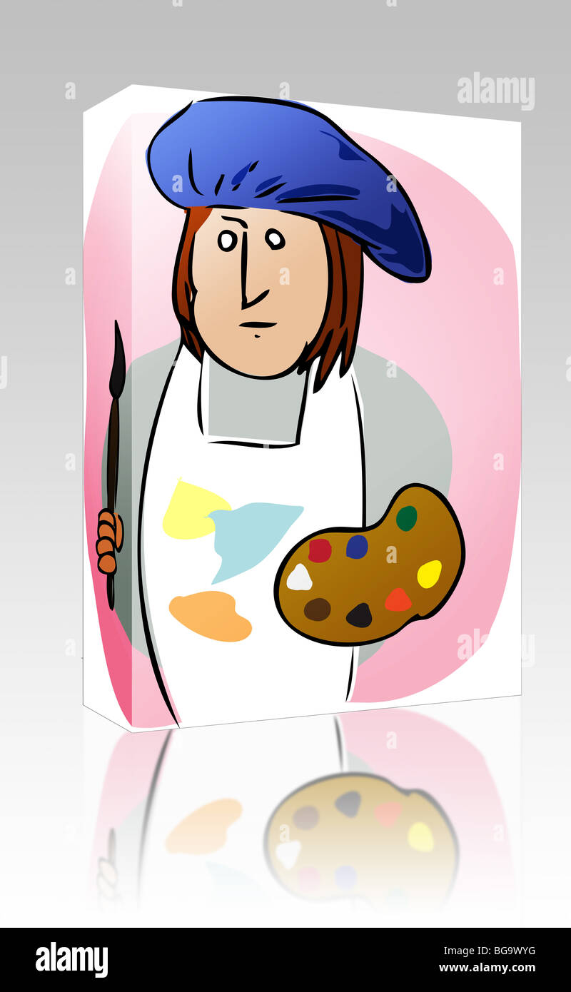 Artist palette smock hi-res stock photography and images - Alamy