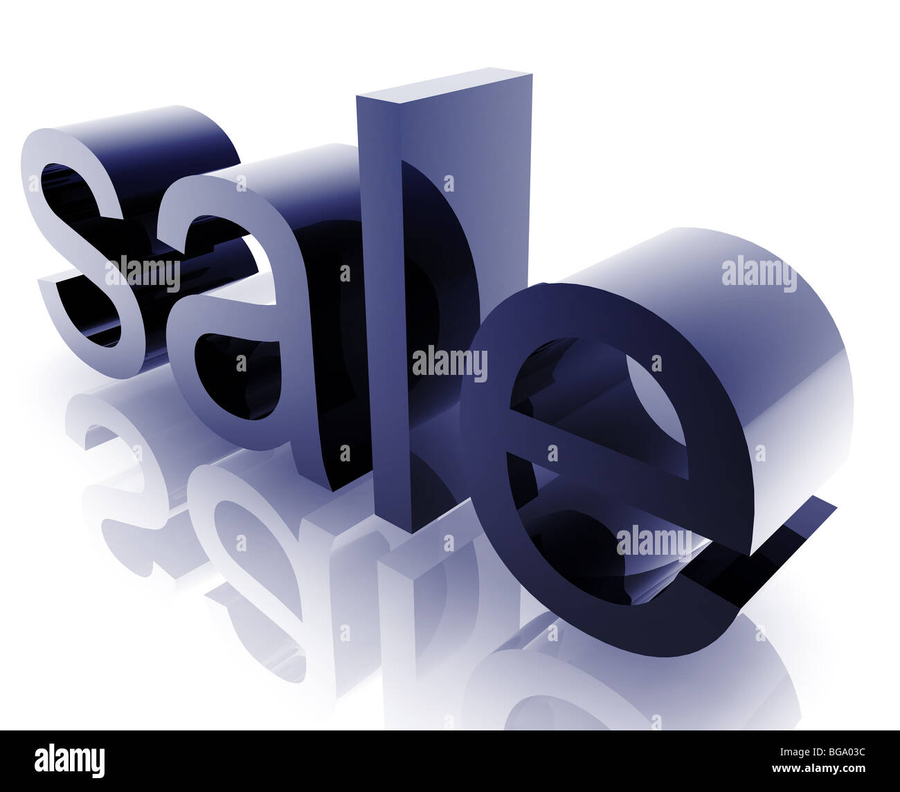 Shopping sales word graphic, with metal chrome style Stock Photo - Alamy