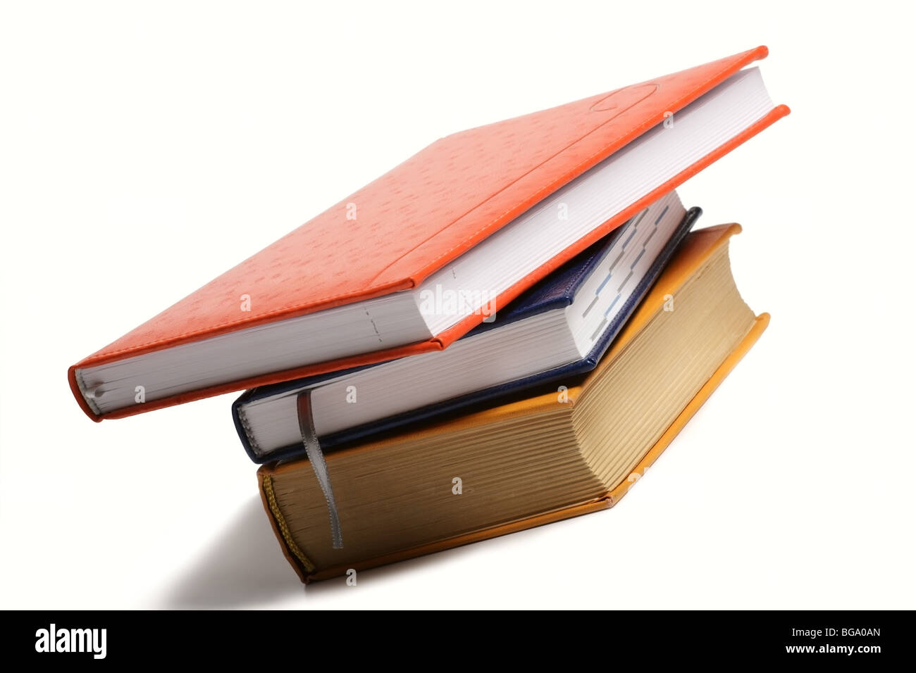 Group of books isolated on white background Stock Photo - Alamy