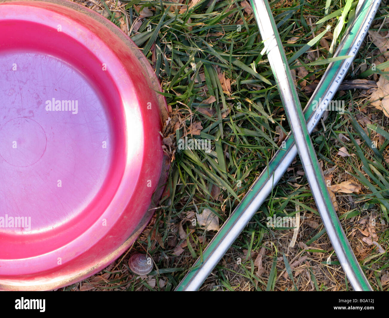 plastic in the backyard Stock Photo - Alamy