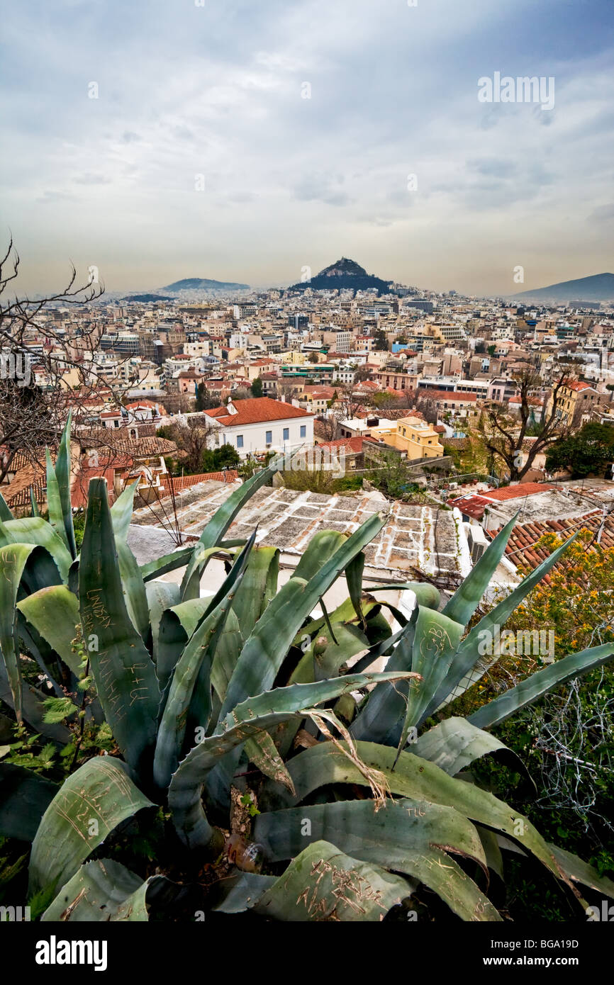 Athens pollution hi-res stock photography and images - Alamy
