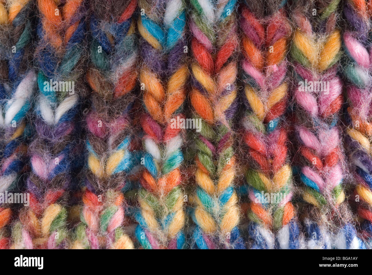 Colored woolly texture Stock Photo - Alamy