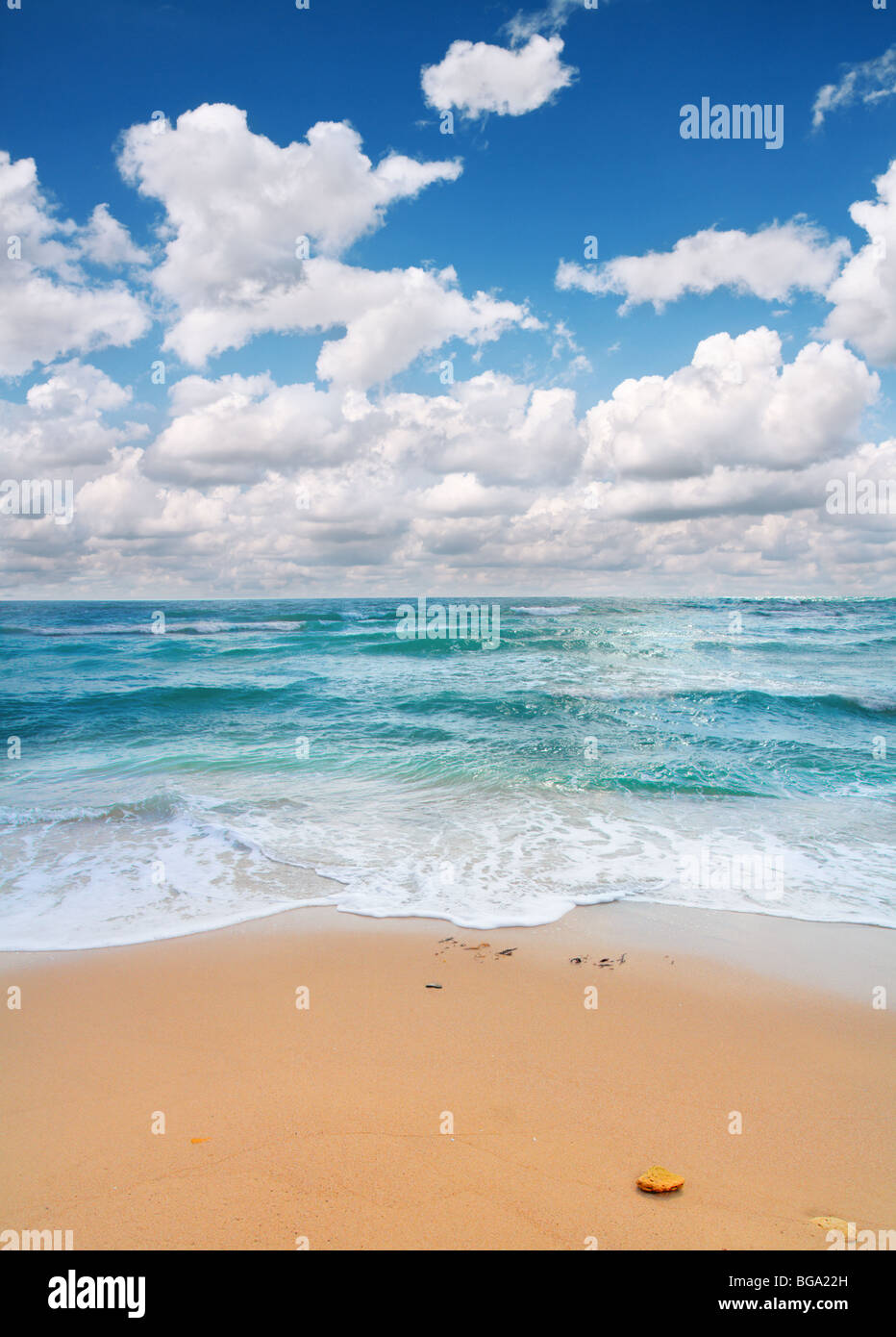 Beach and sea Stock Photo - Alamy
