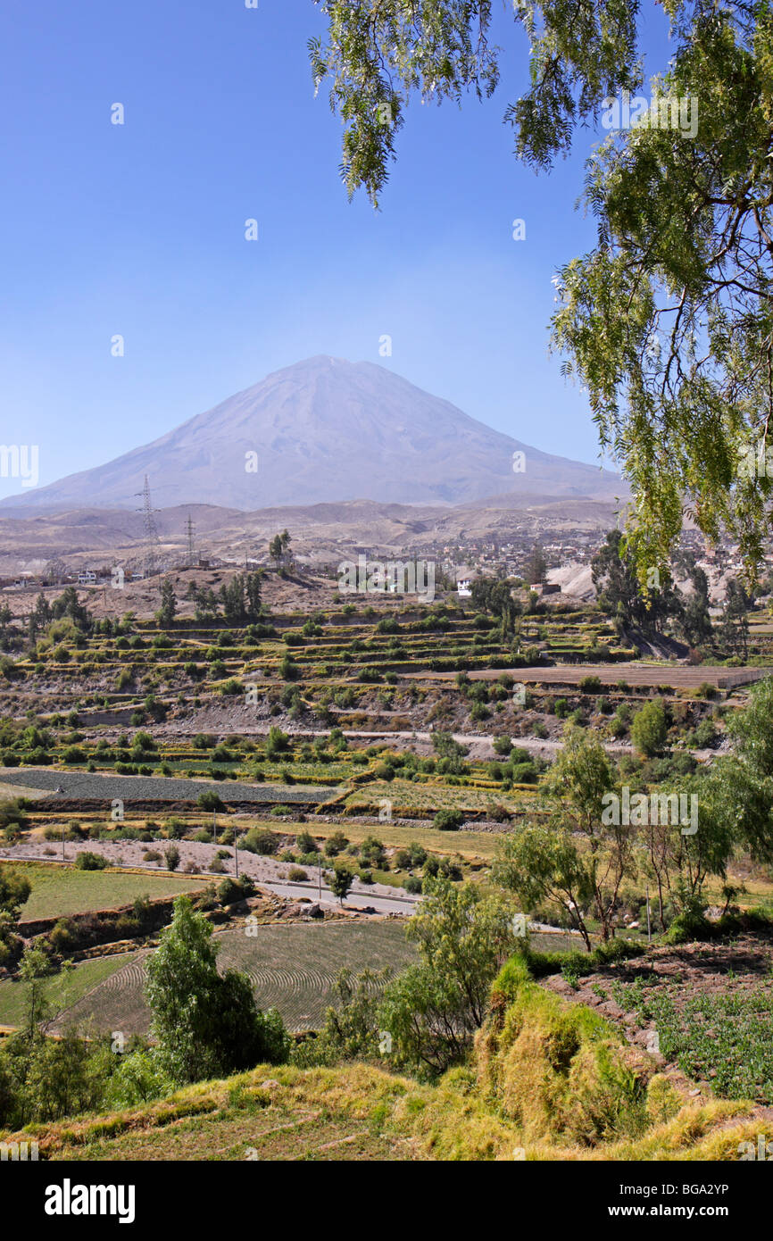Volcano El Misti, Arequipa, Peru, South America Stock Photo - Alamy