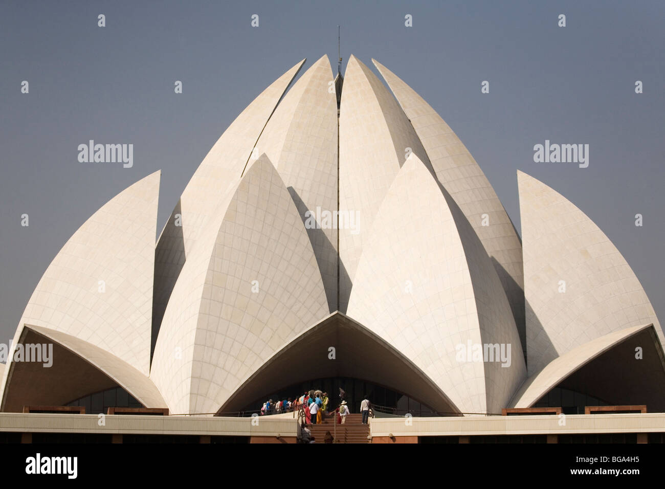 The Bahai House of Worship (the Lotus Temple) in New Delhi, India Stock ...