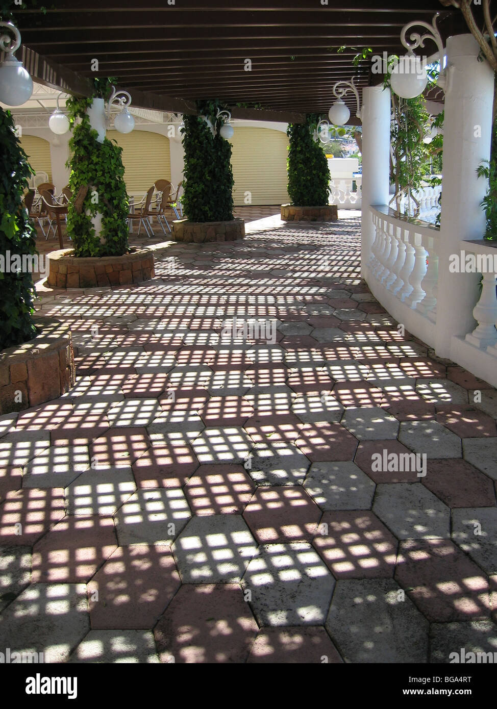 Shaded balcony hi-res stock photography and images - Alamy