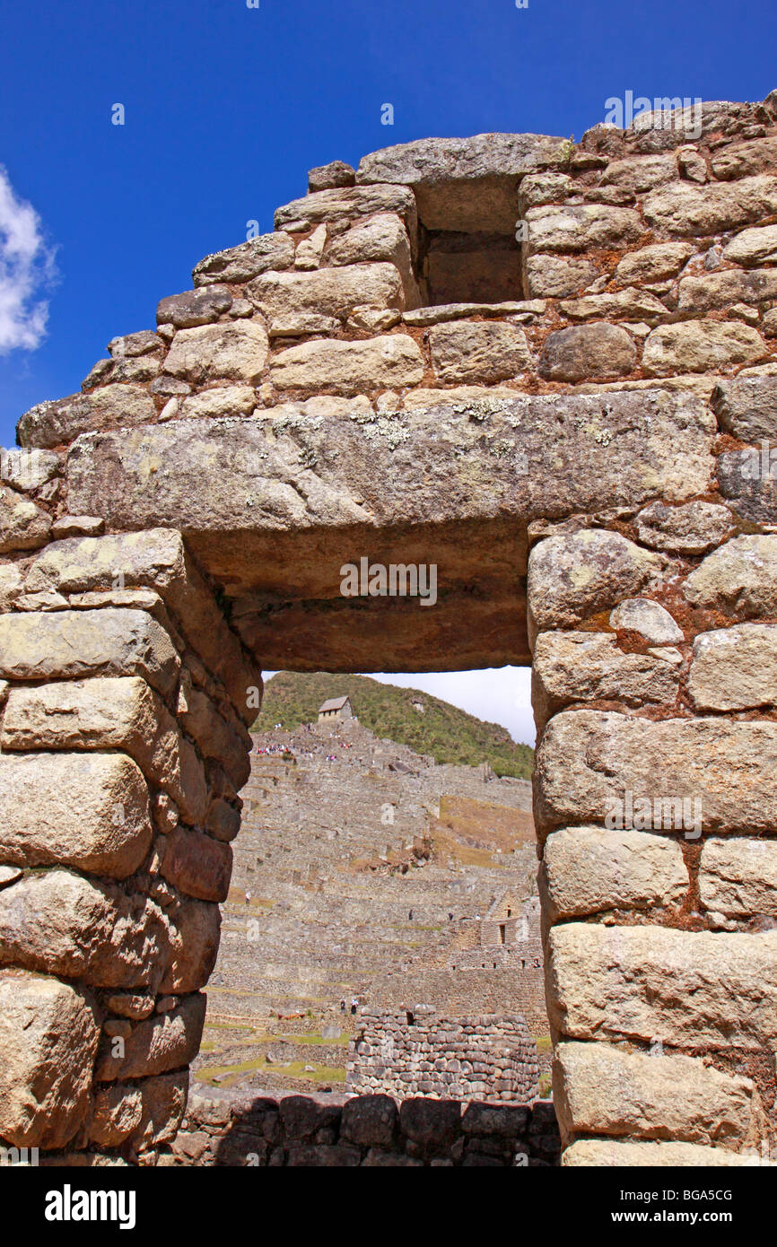 Machu picchu window hi-res stock photography and images - Alamy