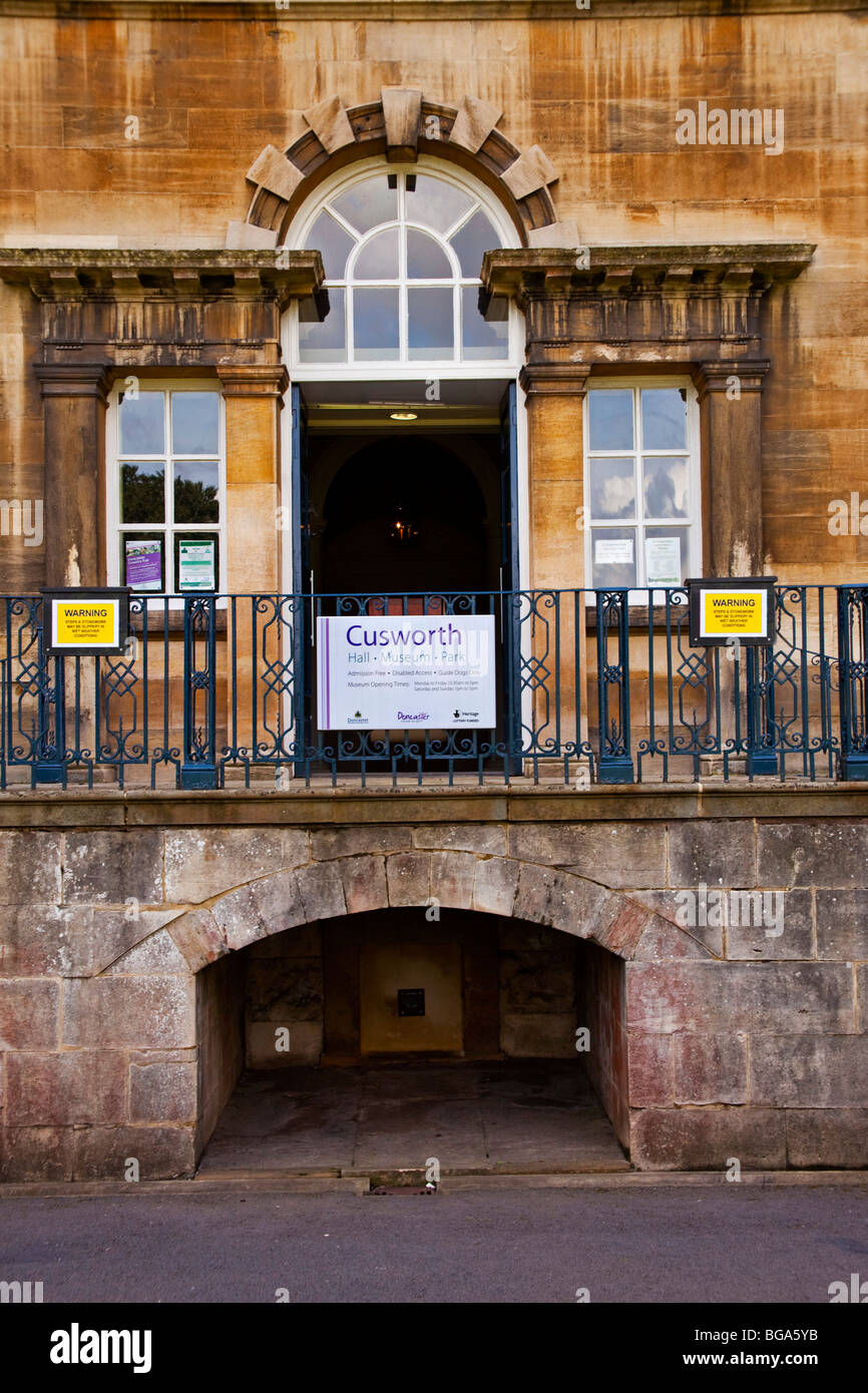 Entrance to Cusworth Hall Stock Photo - Alamy