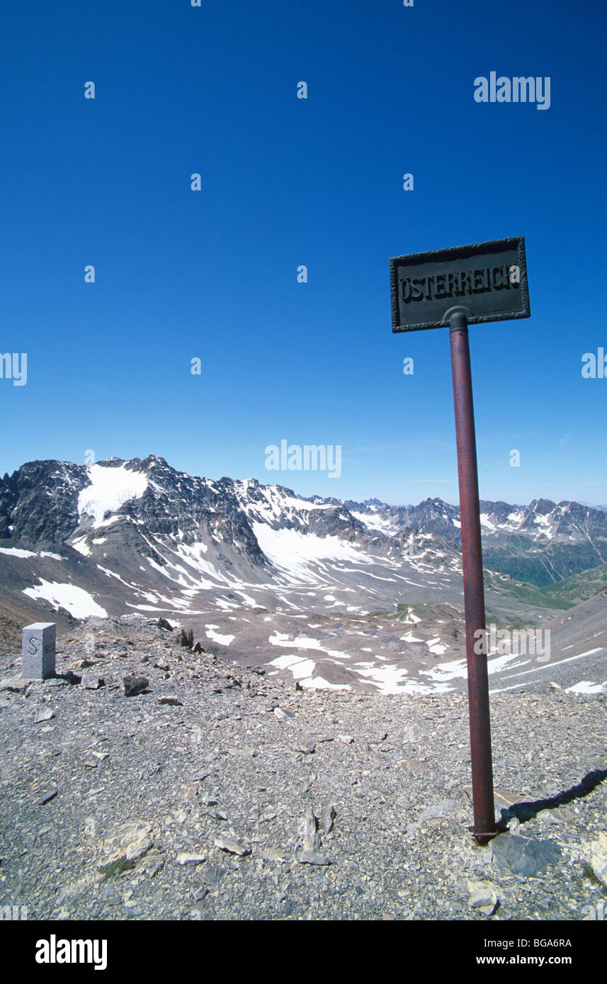 Alps austria switzerland border hi-res stock photography and images - Alamy