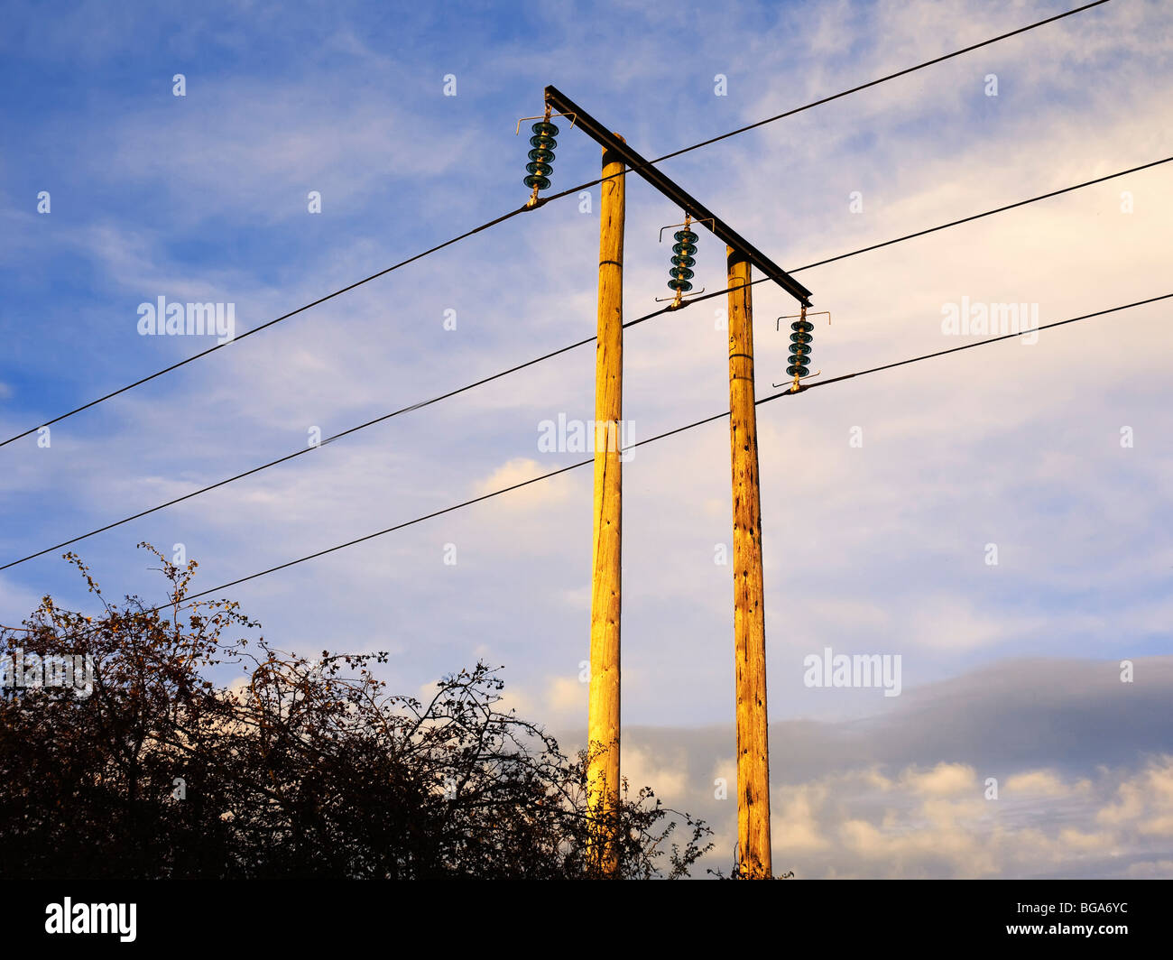 telephone cables and wires Stock Photo - Alamy