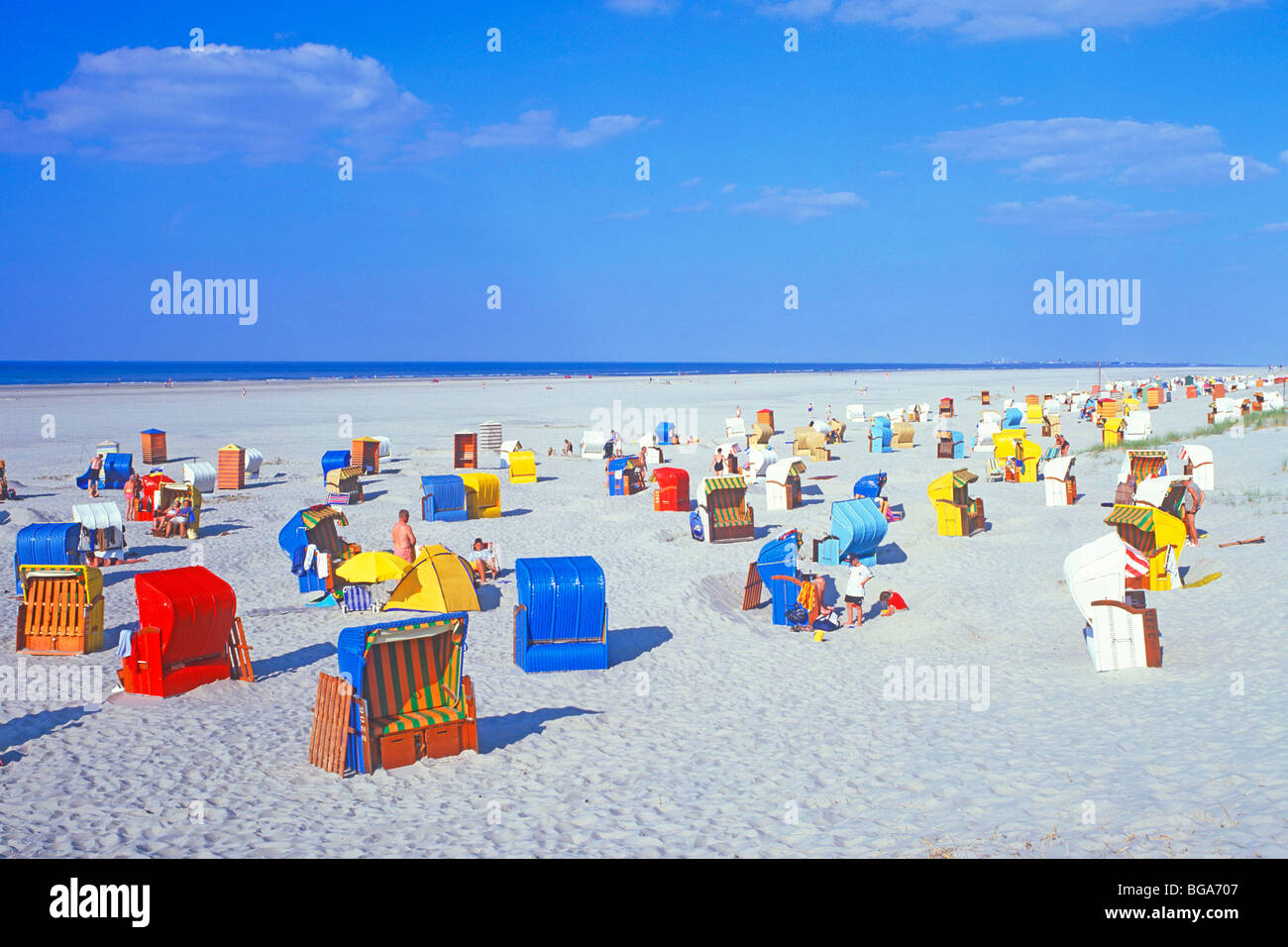 Juist beach chair hi-res stock photography and images - Alamy