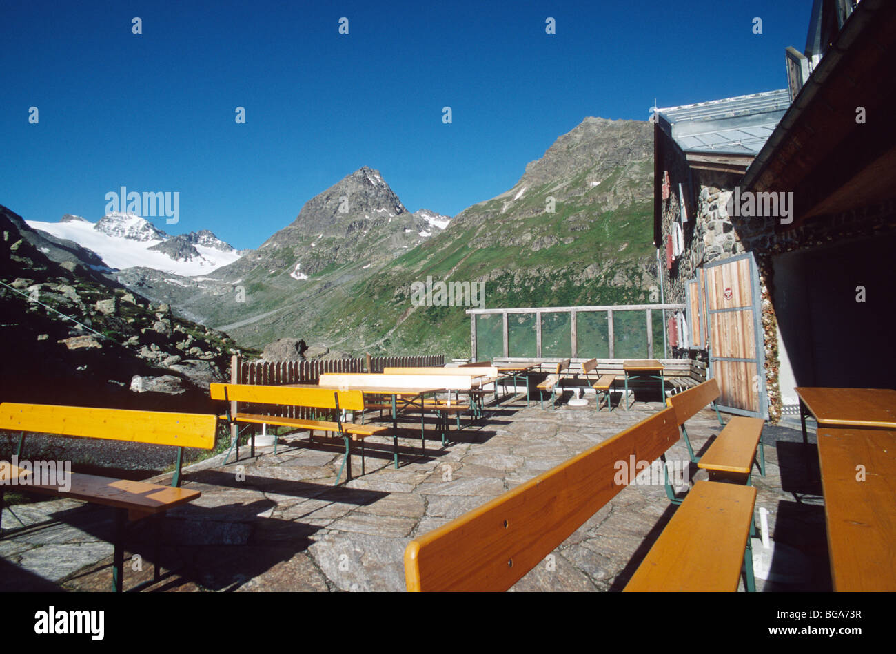 Jamtal hut mountain refuge hi-res stock photography and images - Alamy