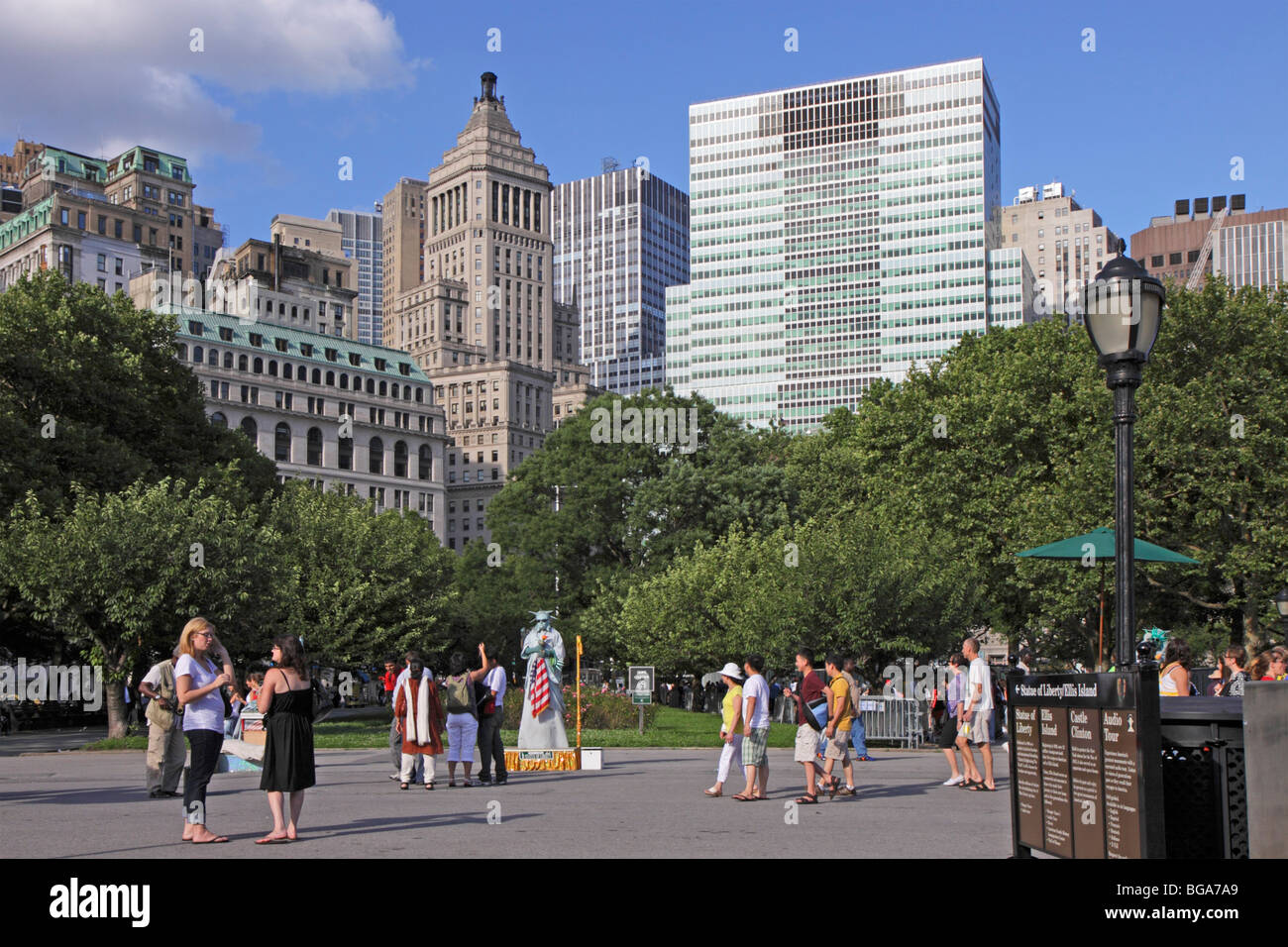 Battery Park, Manhattan, New York City, United States Stock Photo - Alamy