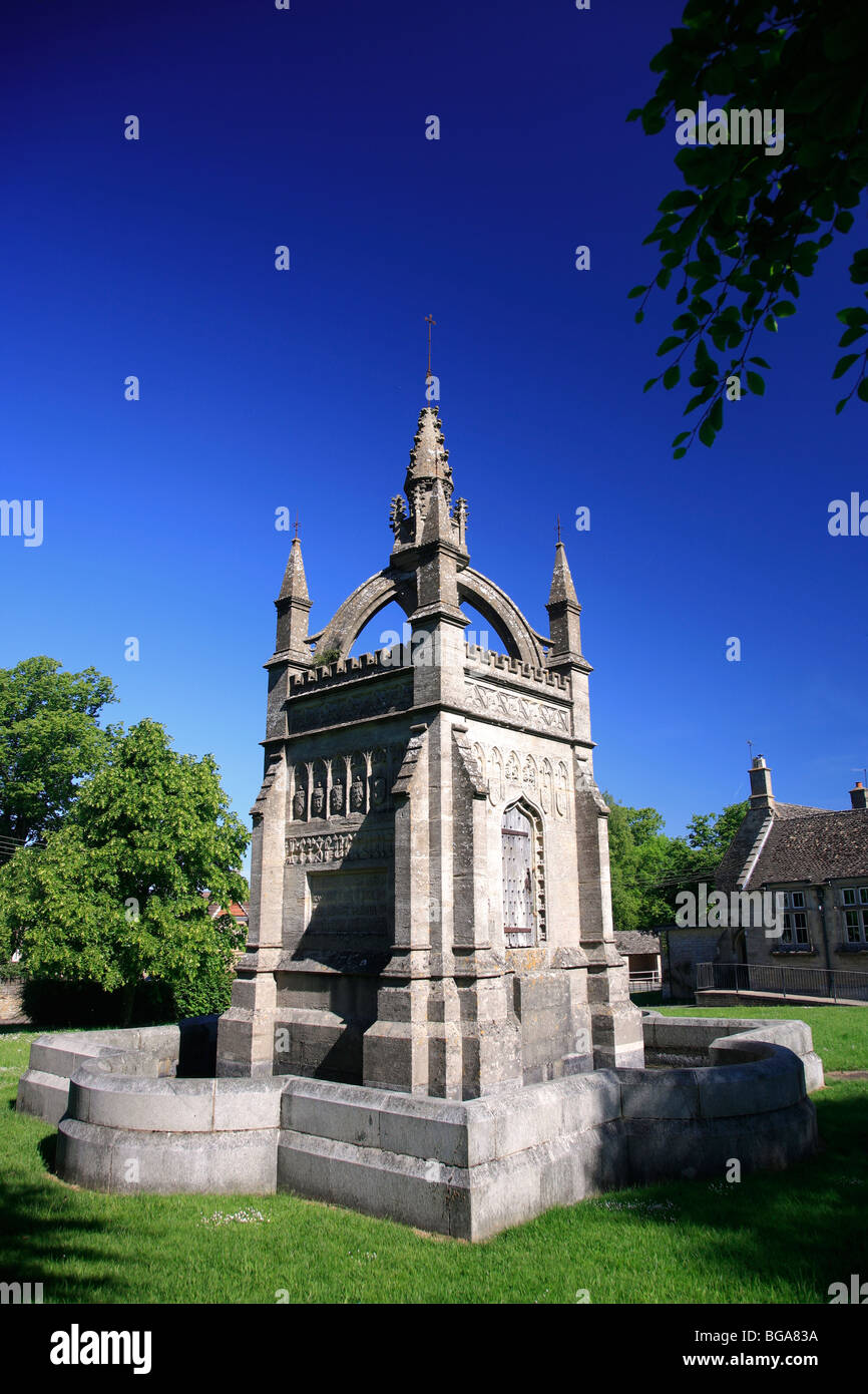 Victorian Gothic Memorial Water Fountain Churchill Village Oxfordshire ...