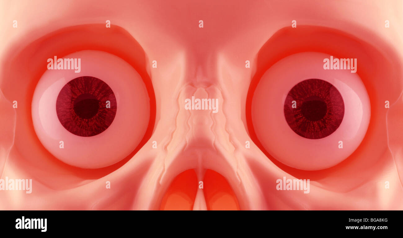 Spooky red eyes hi-res stock photography and images - Alamy