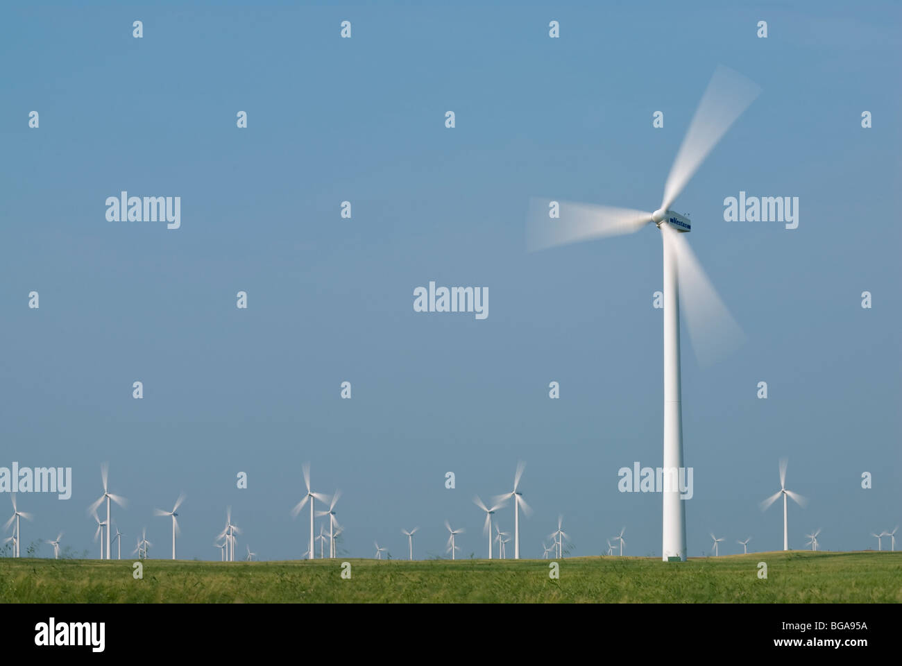 Wind farm, Alberta, Canada Stock Photo - Alamy