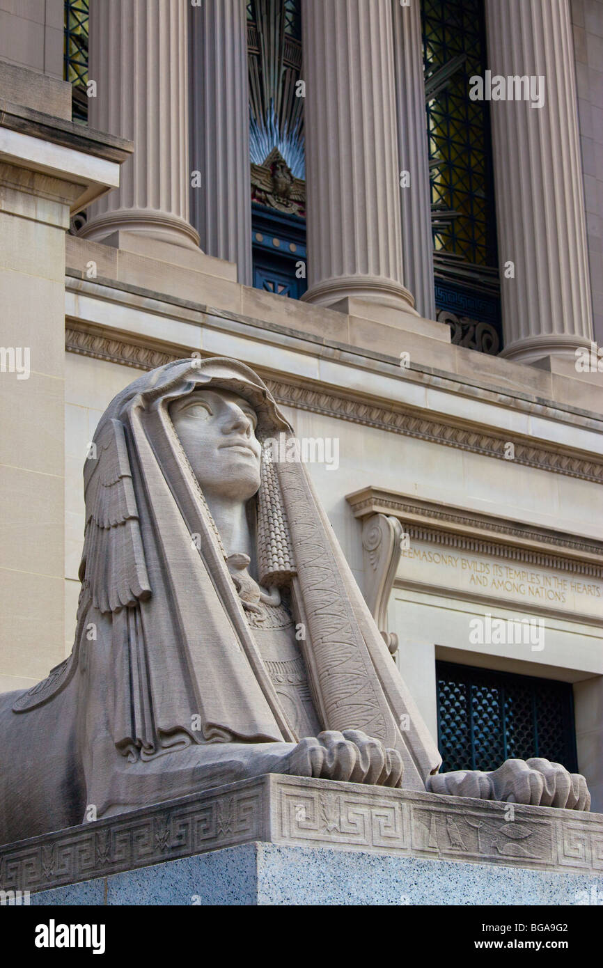 Scottish Rite of Freemasonry building in Washington DC Stock Photo - Alamy