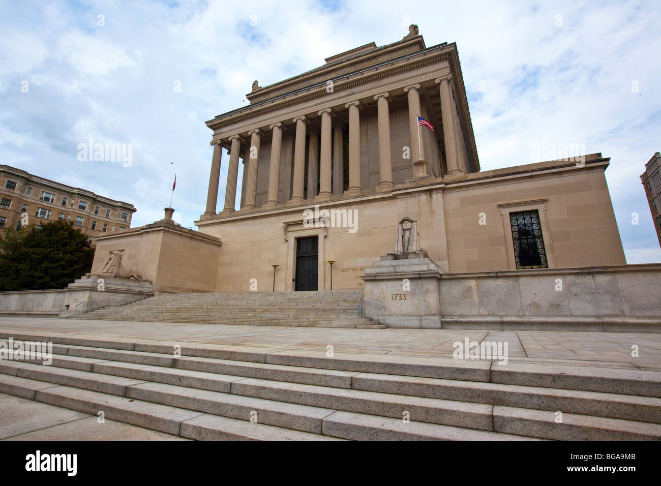 Scottish Rite of Freemasonry building in Washington DC Stock Photo - Alamy